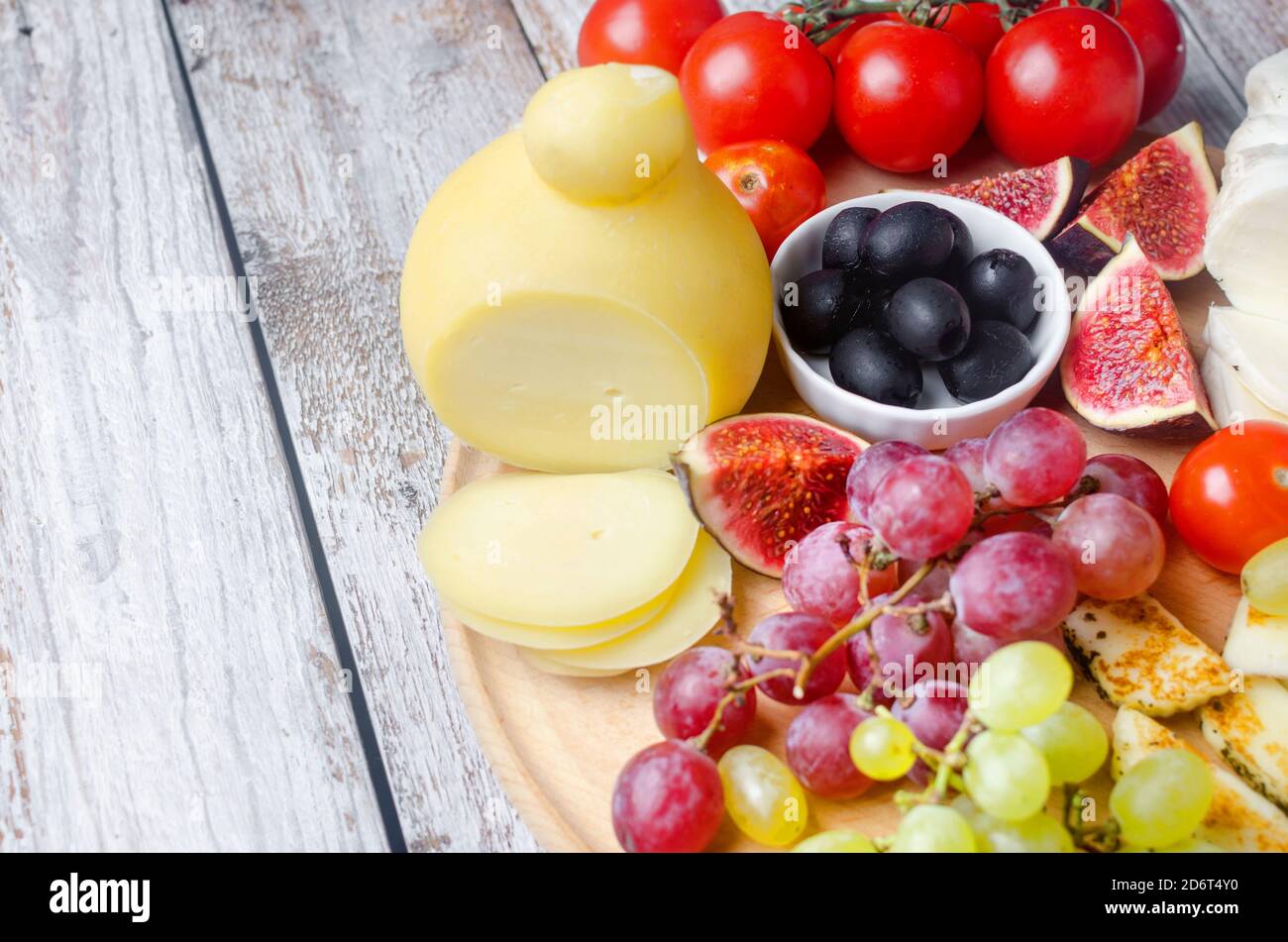 Traditional italian cheese Caciocavallo, homemade cheesy Pasta filata ...