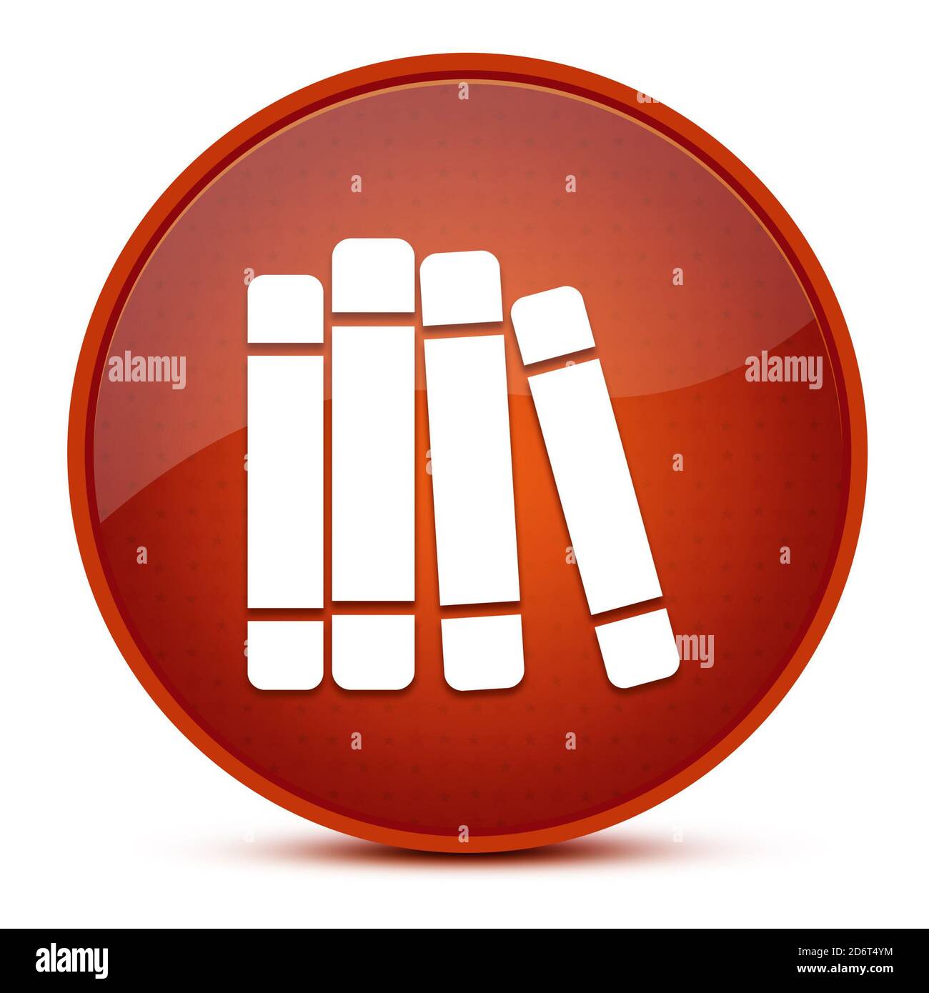 Book library aesthetic glossy brown round button abstract illustration ...
