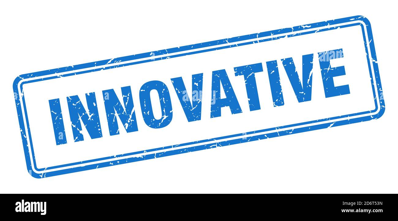 innovative stamp. square grunge sign isolated on white background Stock Vector Image & Art - Alamy