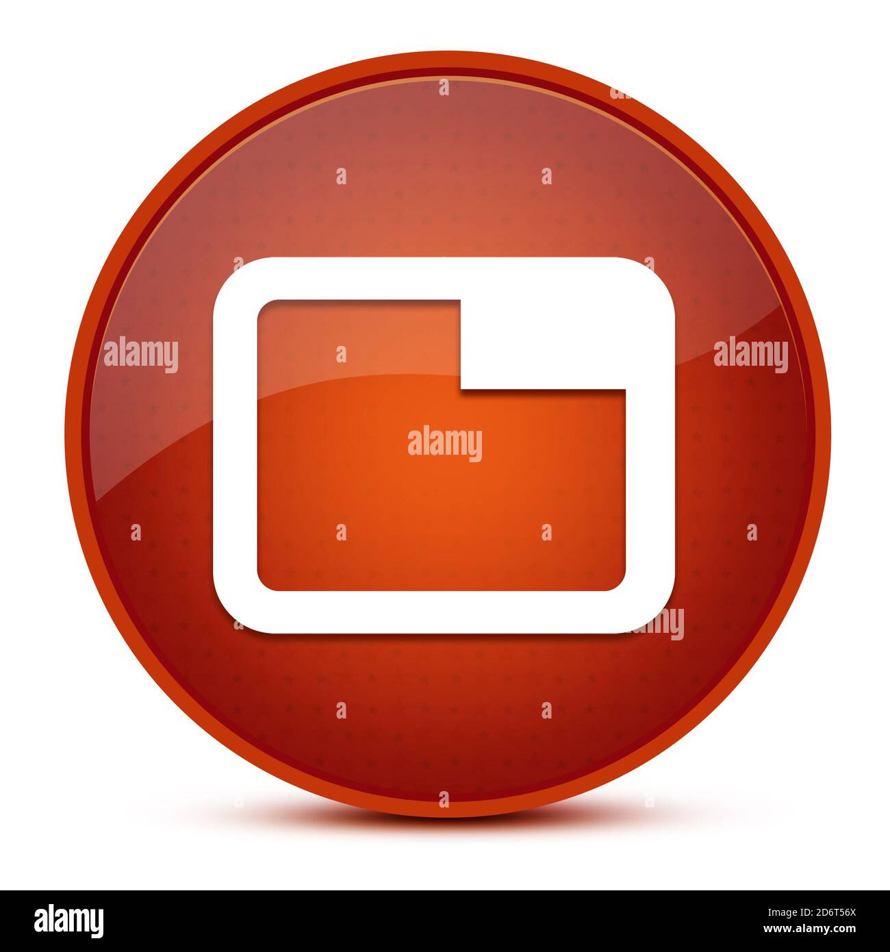 Tab aesthetic glossy brown round button abstract illustration Stock ...