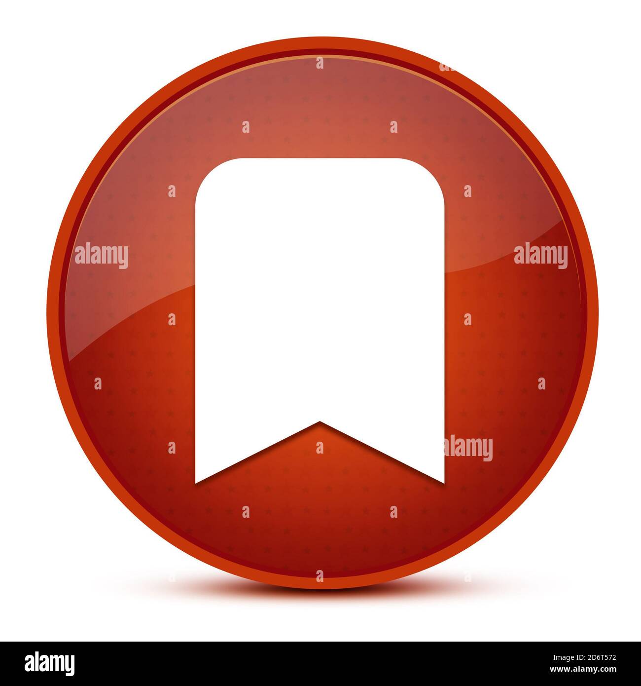 Bookmark aesthetic glossy brown round button abstract illustration ...