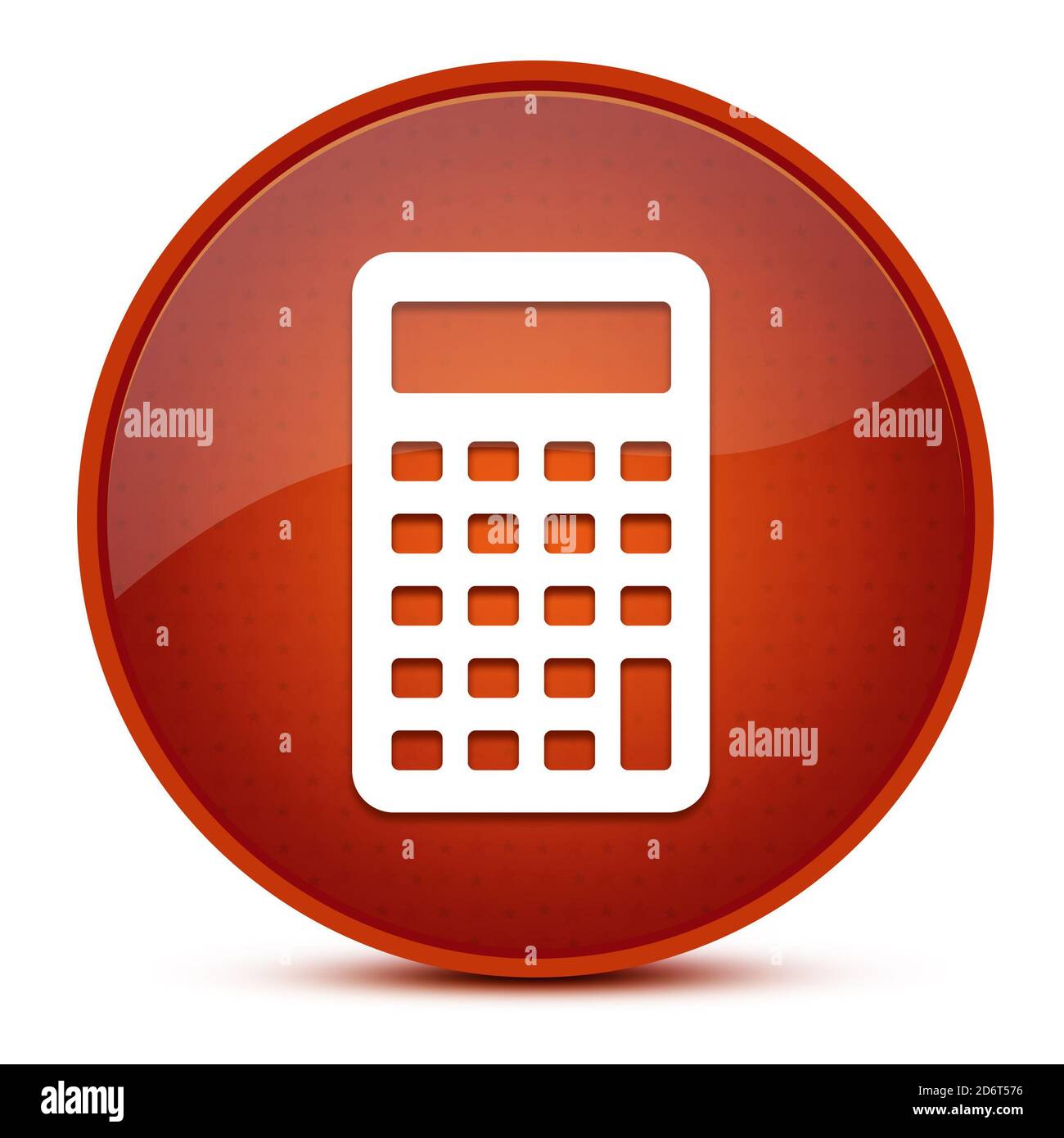 Calculator aesthetic glossy brown round button abstract illustration ...