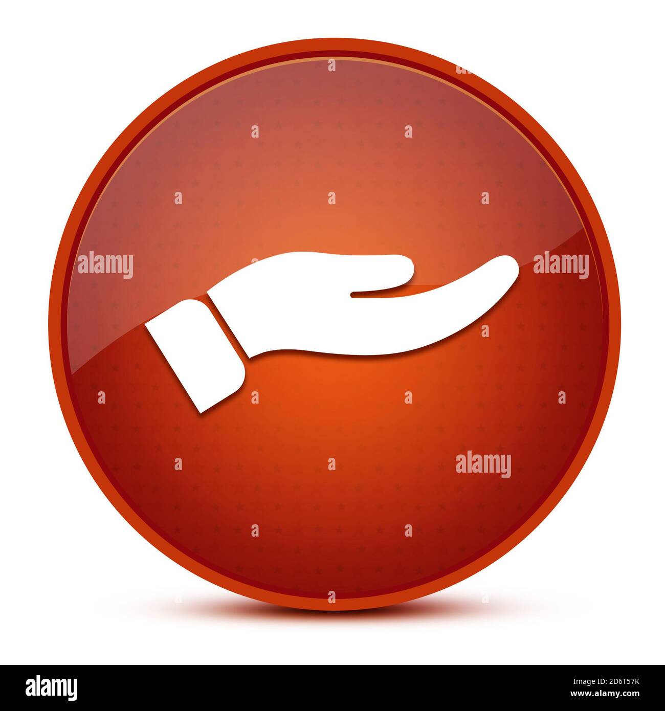Hand aesthetic glossy brown round button abstract illustration Stock ...