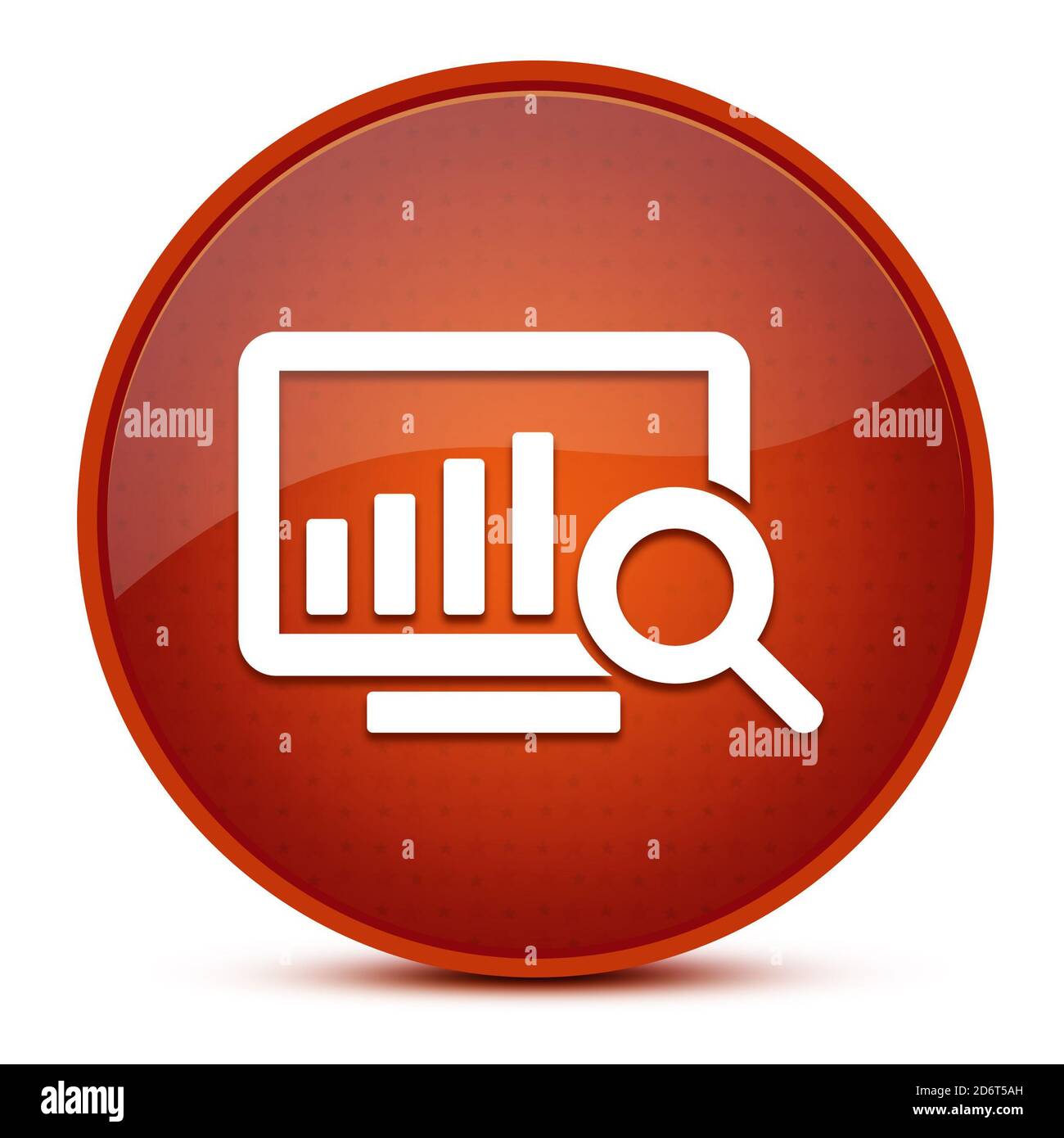 Chart aesthetic glossy brown round button abstract illustration Stock ...