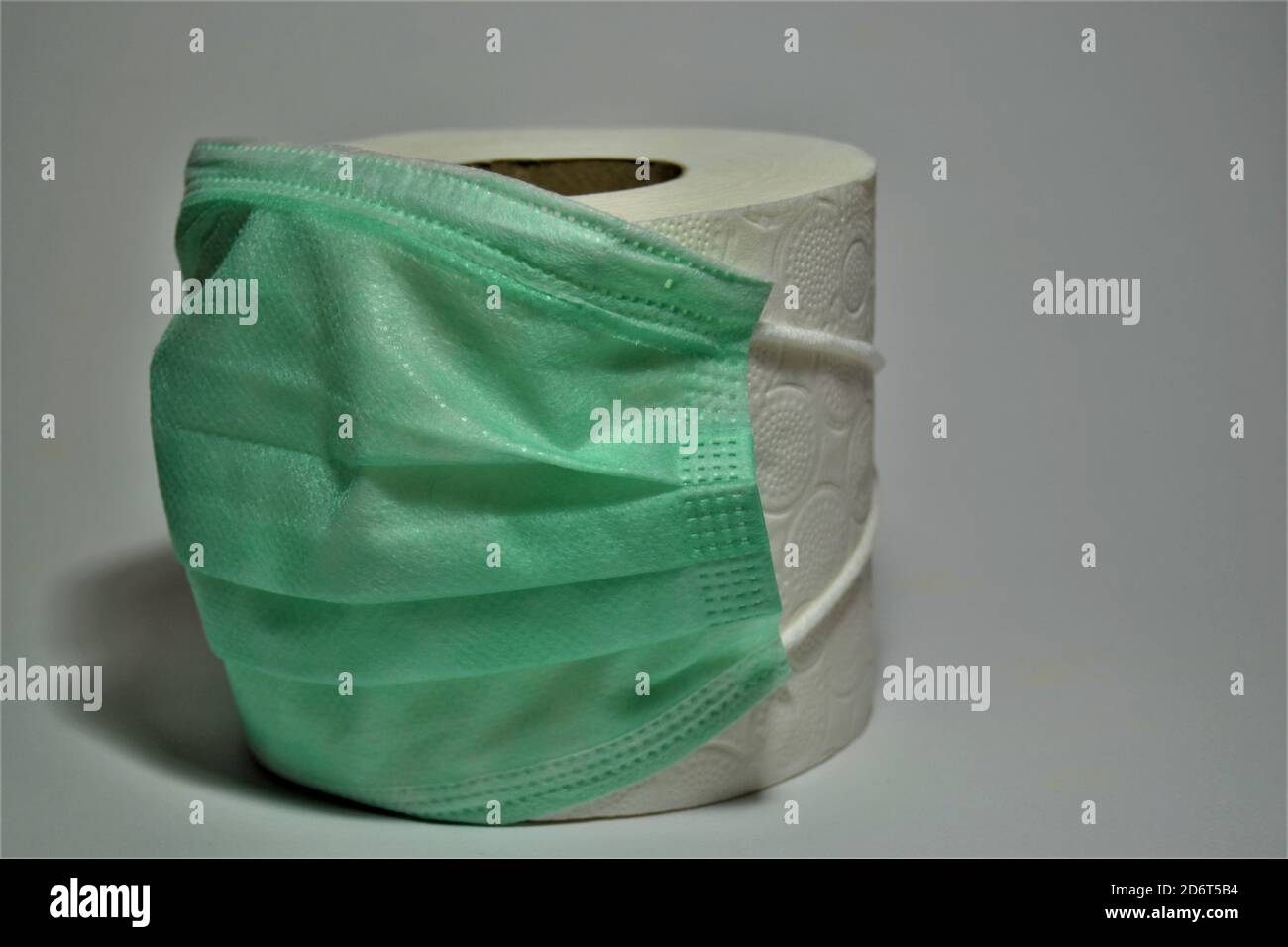 The two most discussed objects in 2020: mask and toilet paper. A photo ...