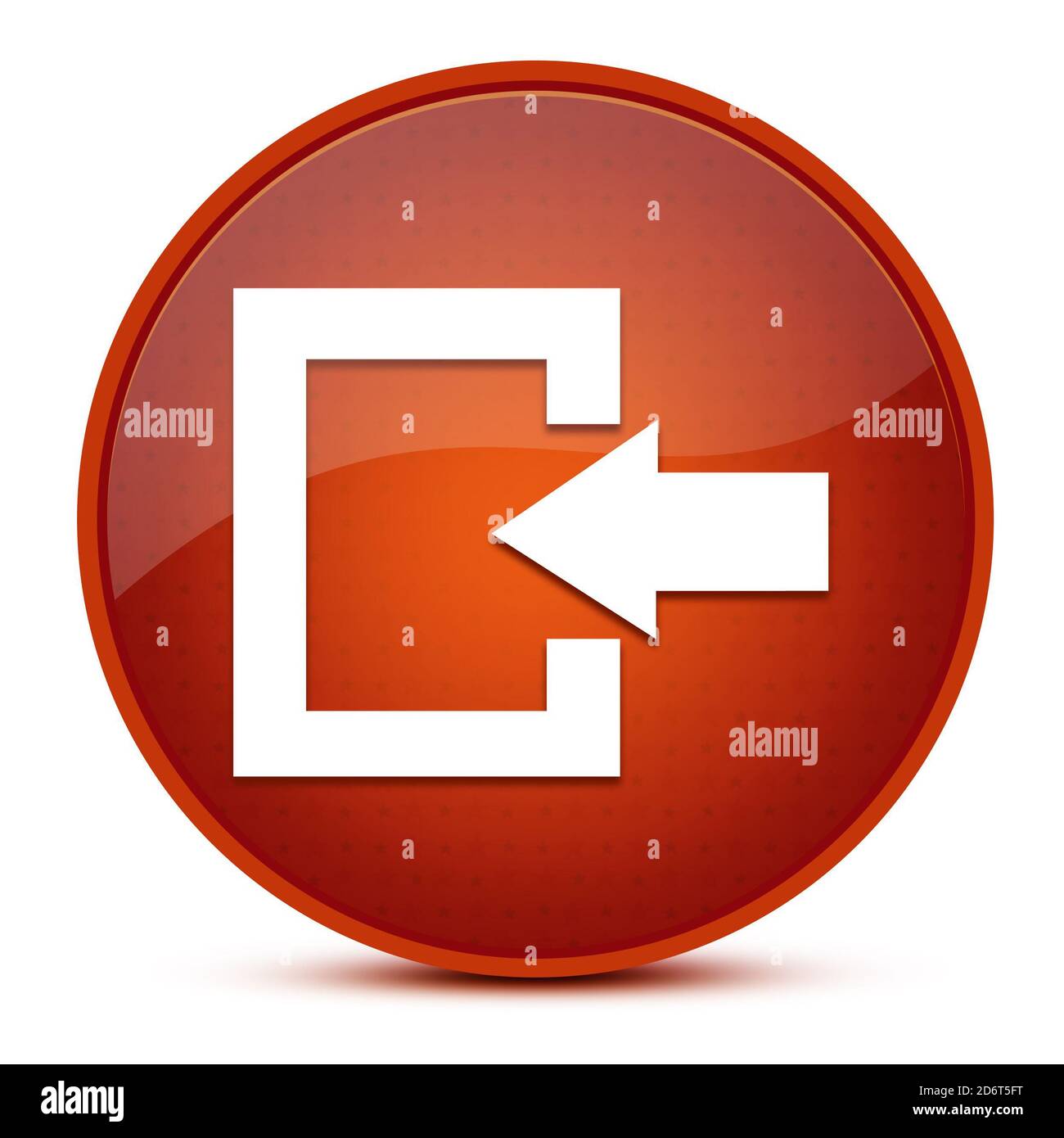 Logout aesthetic glossy brown round button abstract illustration Stock ...