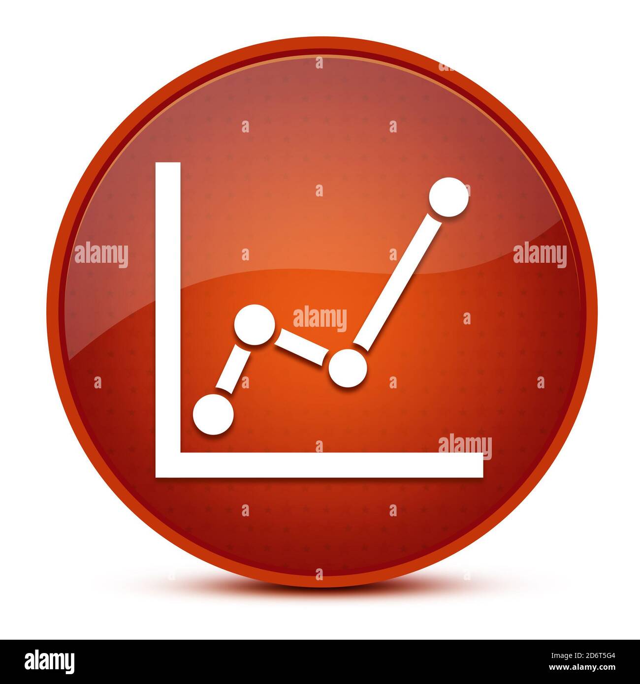 Chart aesthetic glossy brown round button abstract illustration Stock ...