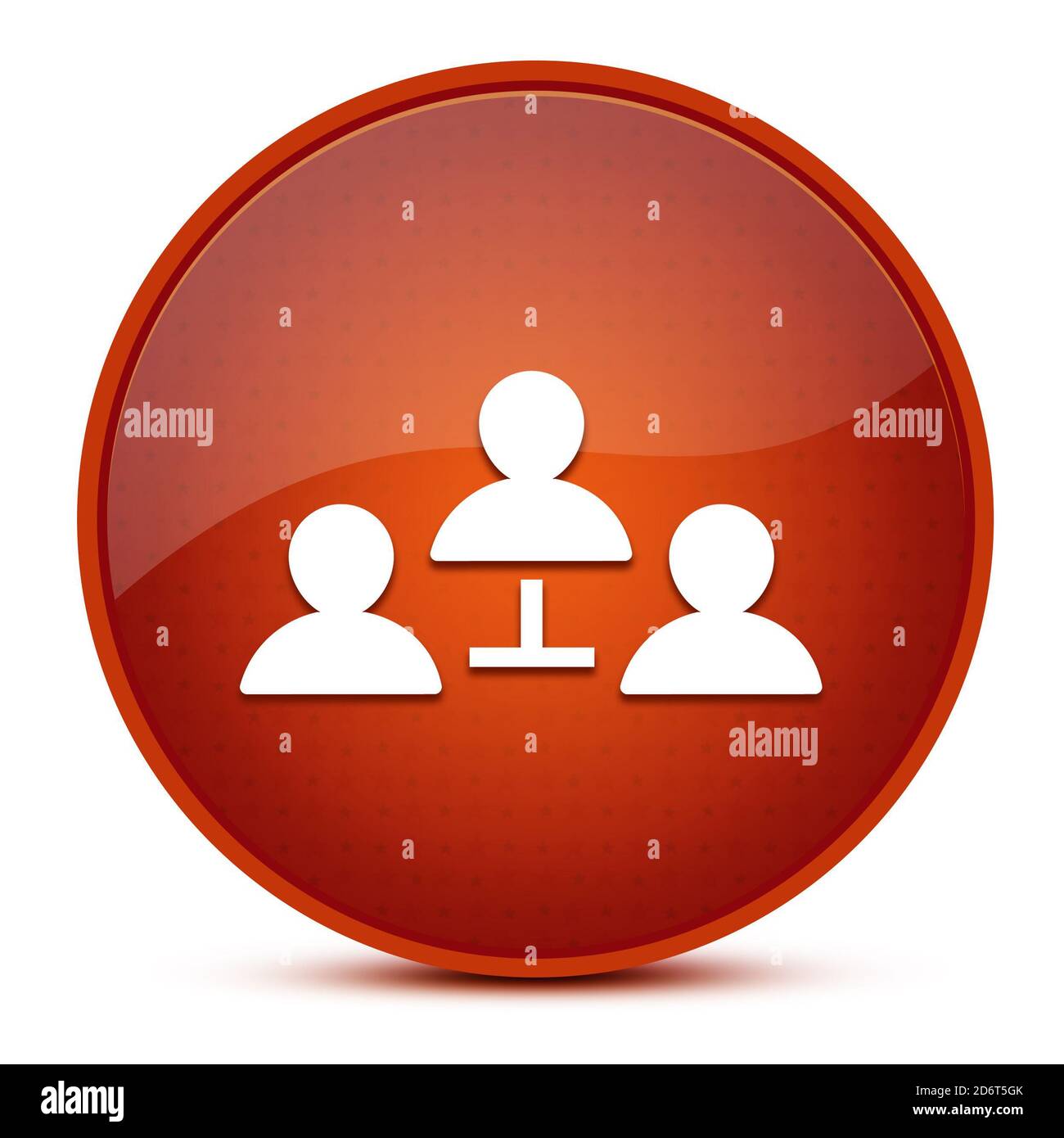 Communication concept aesthetic glossy brown round button abstract ...