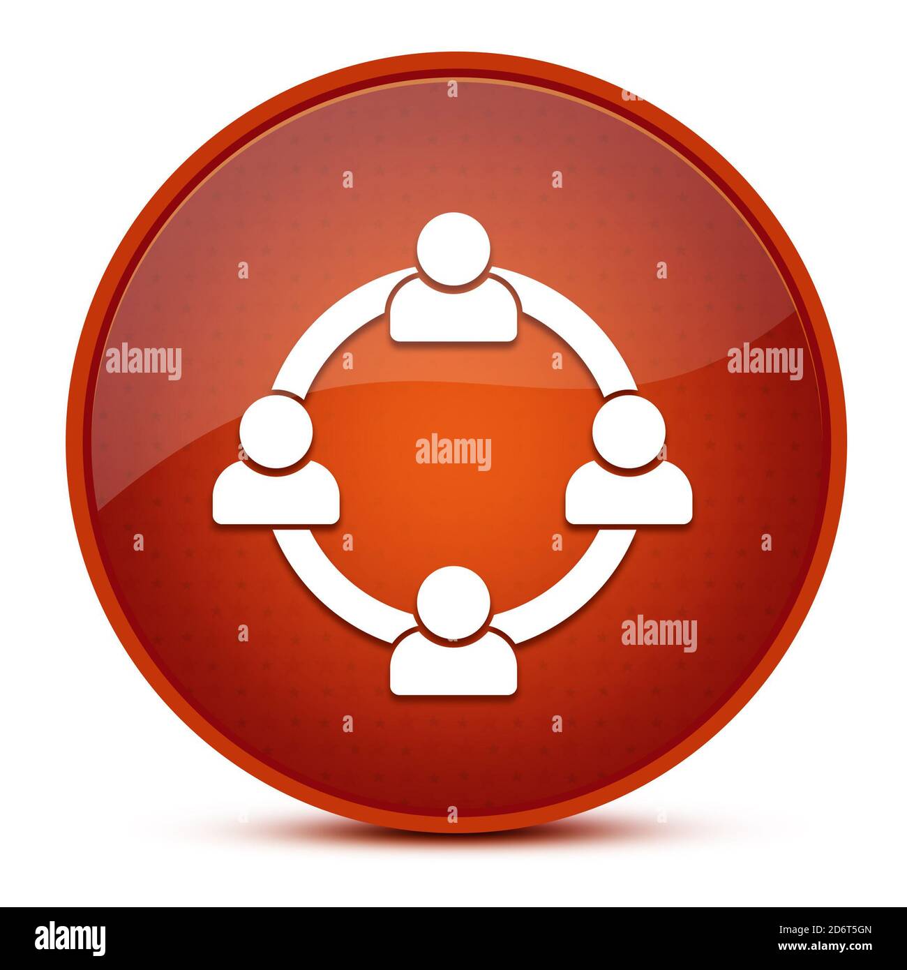 Communication concept aesthetic glossy brown round button abstract ...