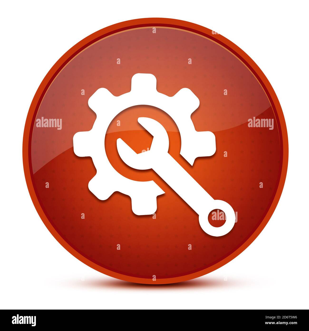 Technical support aesthetic glossy brown round button abstract ...