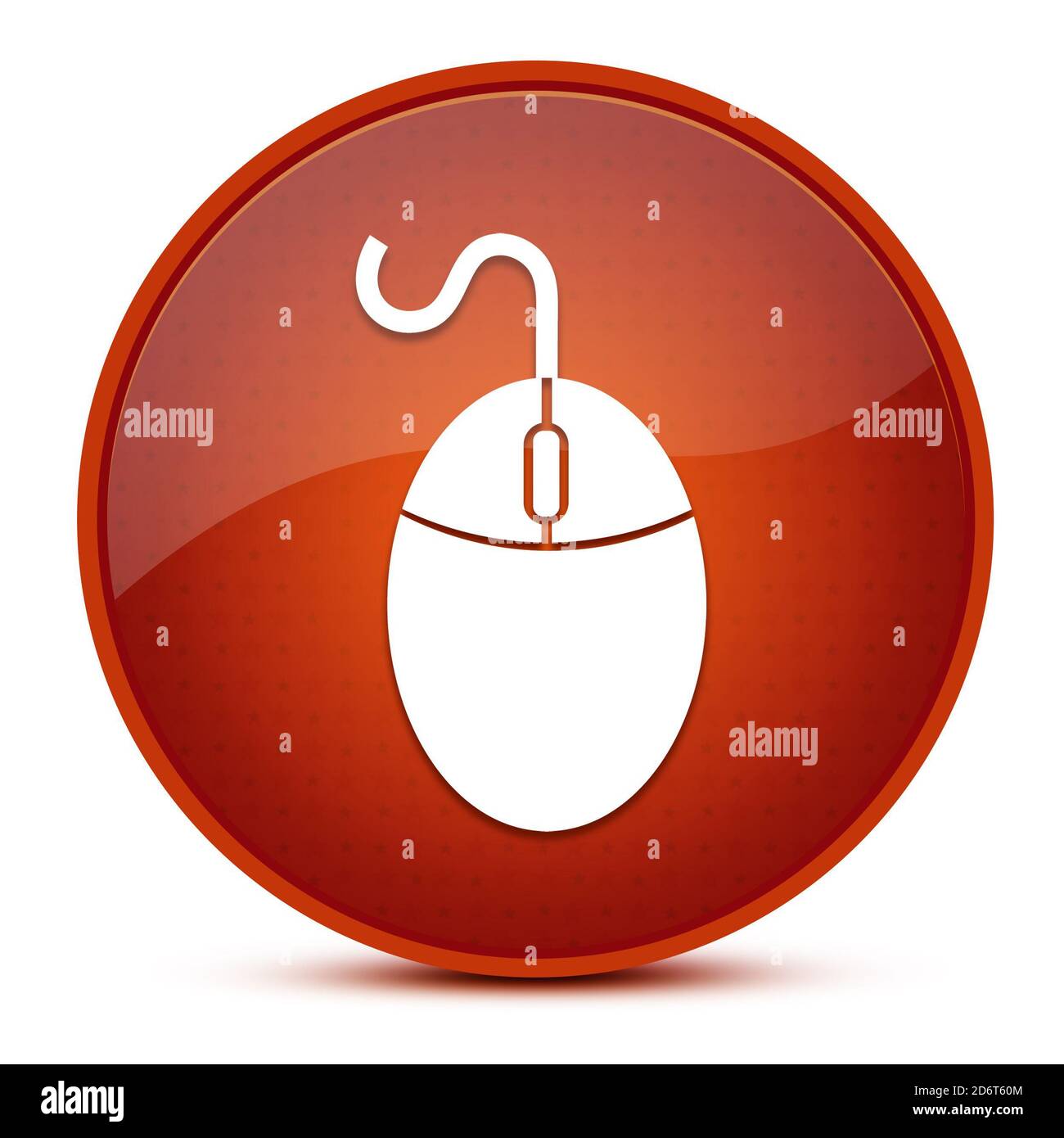 Mouse aesthetic glossy brown round button abstract illustration Stock ...