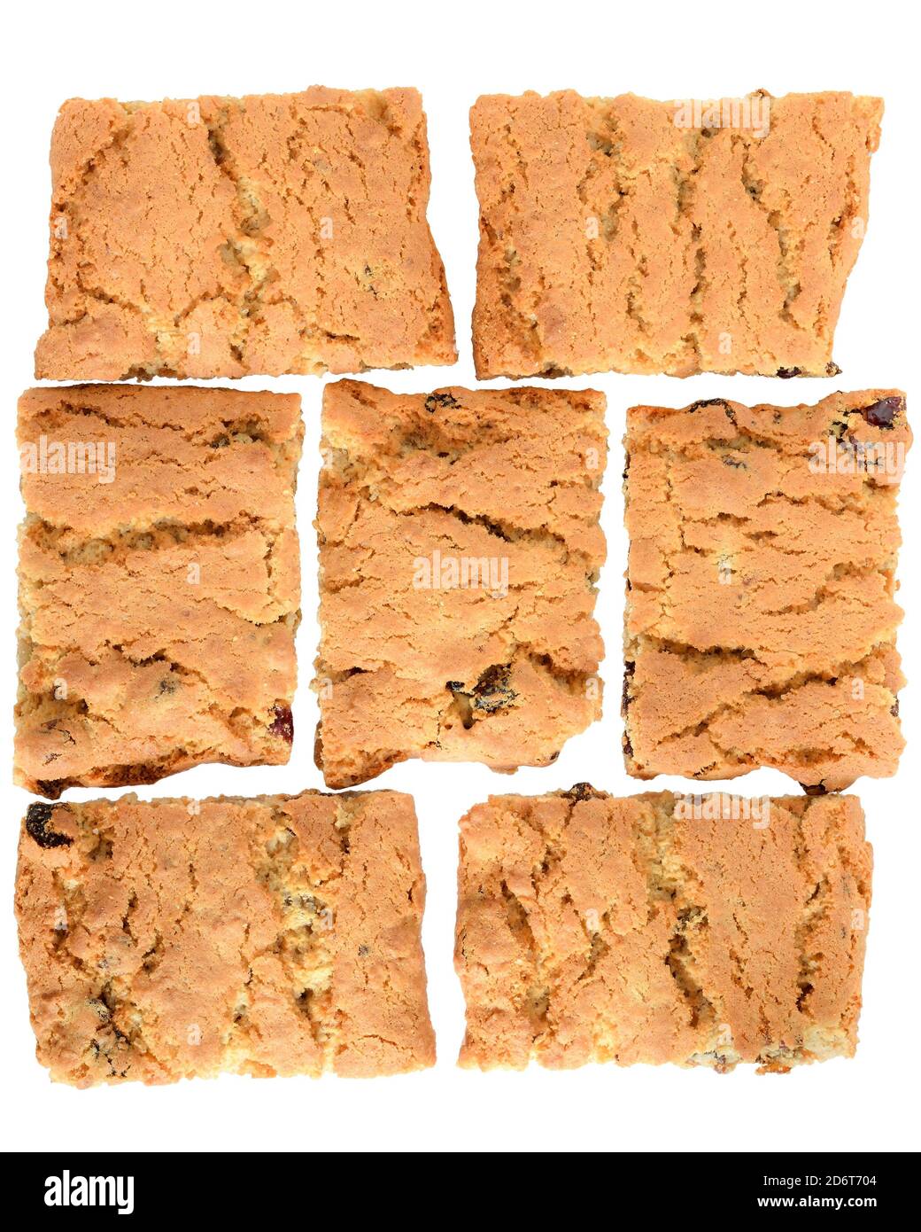 Appetizing chip cookies with raisins and candied fruit close-up top ...