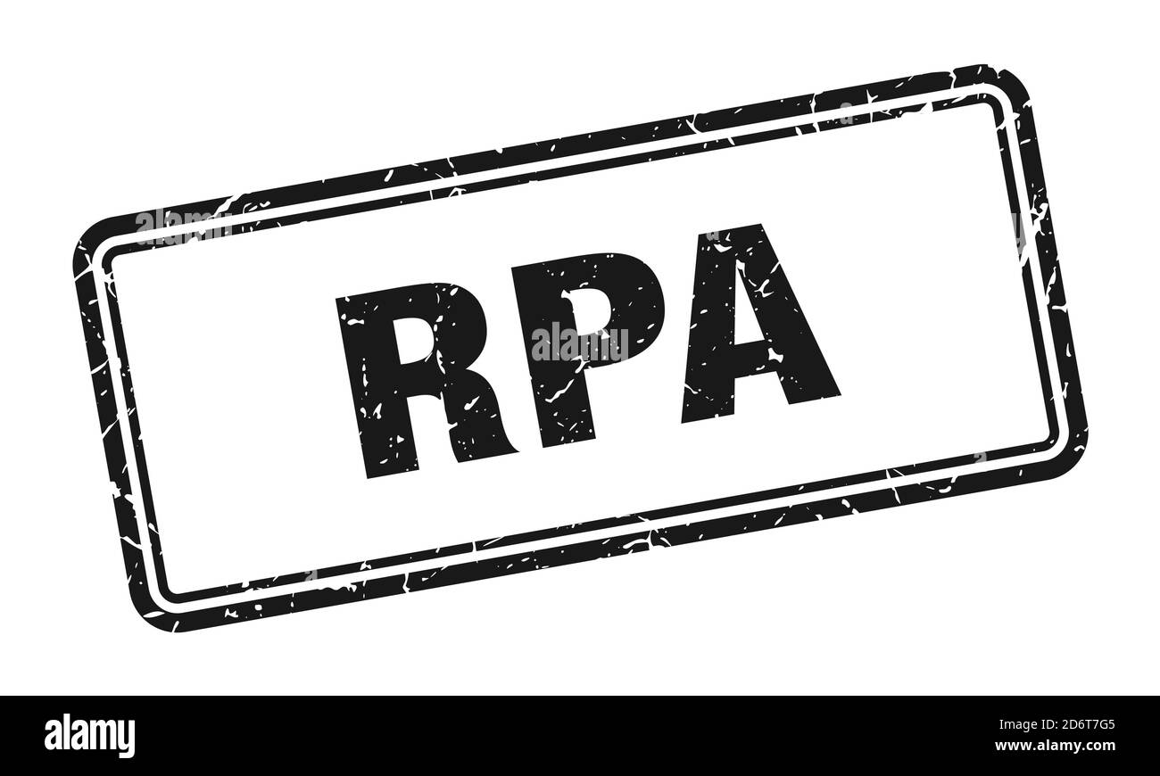 rpa stamp. square grunge sign isolated on white background Stock Vector Image & Art - Alamy