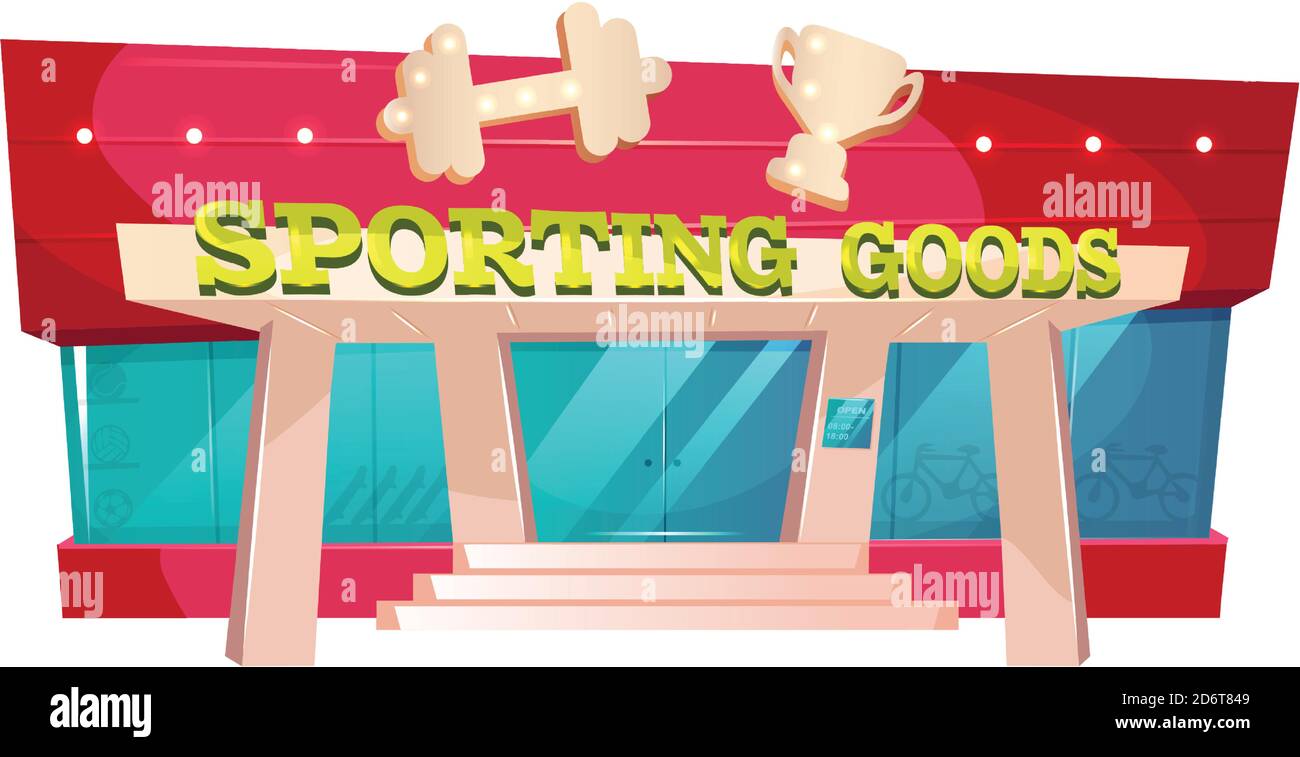 Sporting goods cartoon vector illustration Stock Vector Image & Art - Alamy