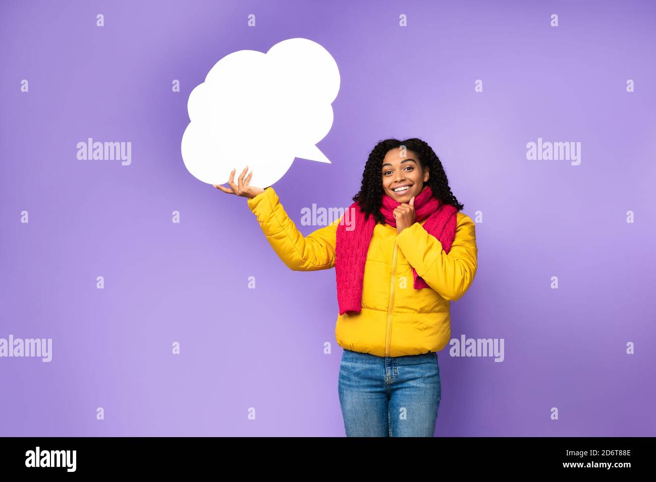 Girl With Thinking Bubble