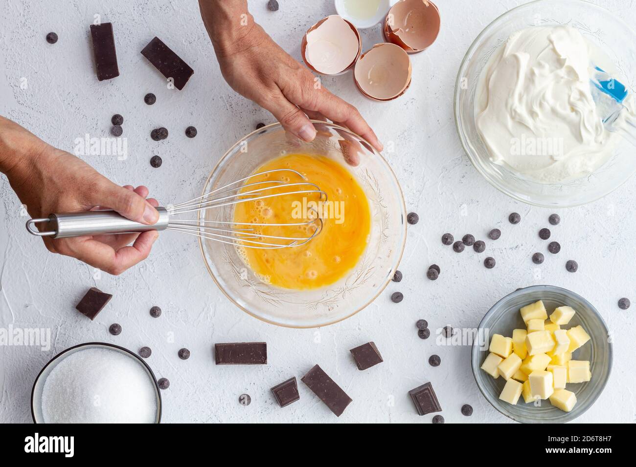 Chef beating hi-res stock photography and images - Alamy