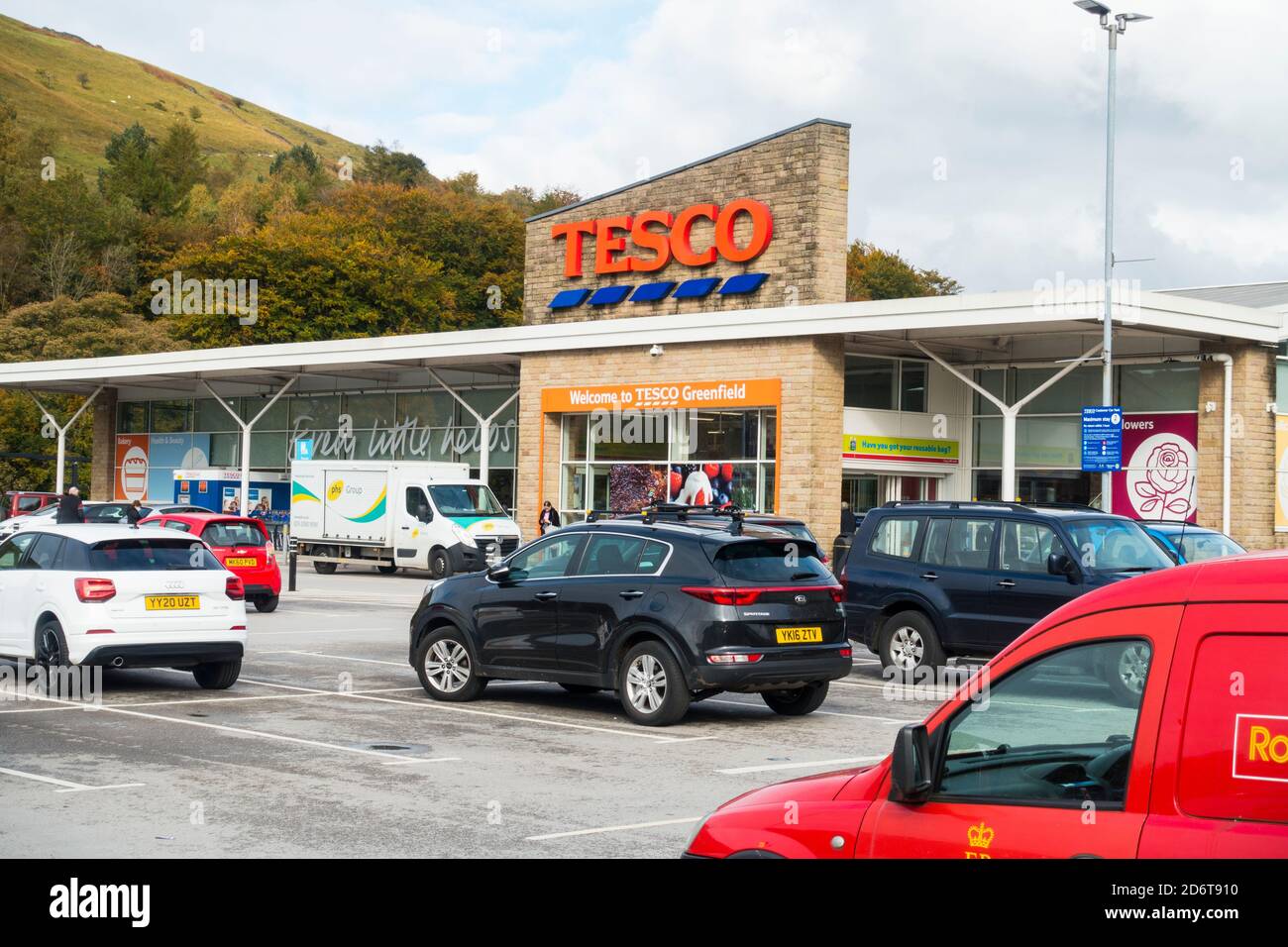 Tesco Supermarket, Greenfield, Saddleworth, Greater Manchester, UK ...