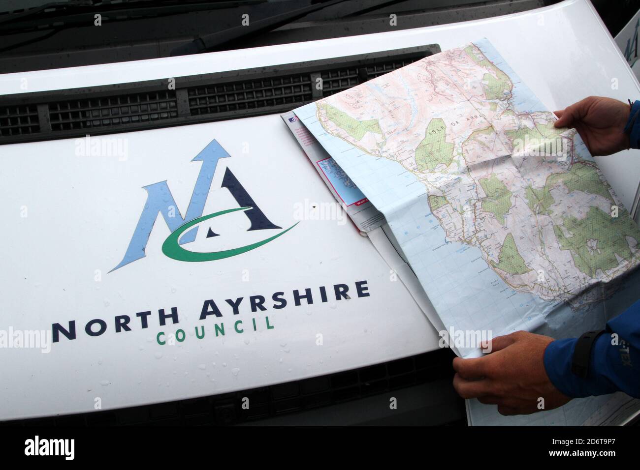 Map of isle of arran hi-res stock photography and images - Alamy