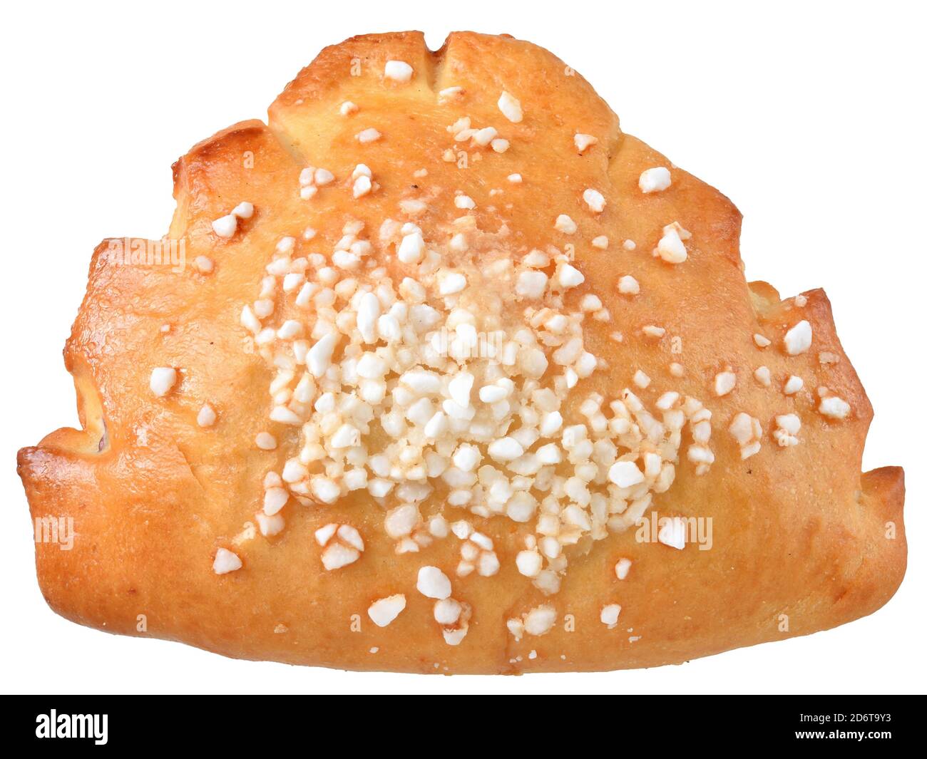 sugar bun with filling isolated on white background Stock Photo - Alamy