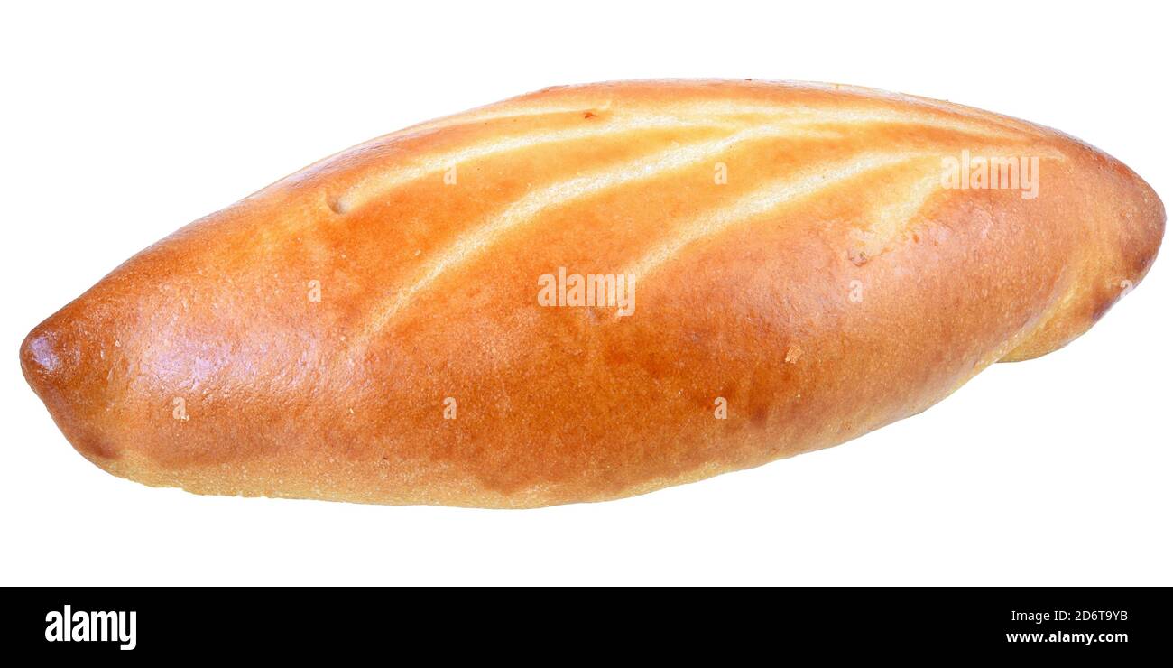 sweet bun with filling isolated on white background Stock Photo - Alamy