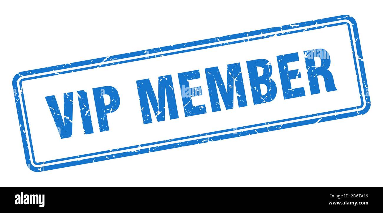 Vip member square stamp Cut Out Stock Images & Pictures - Alamy