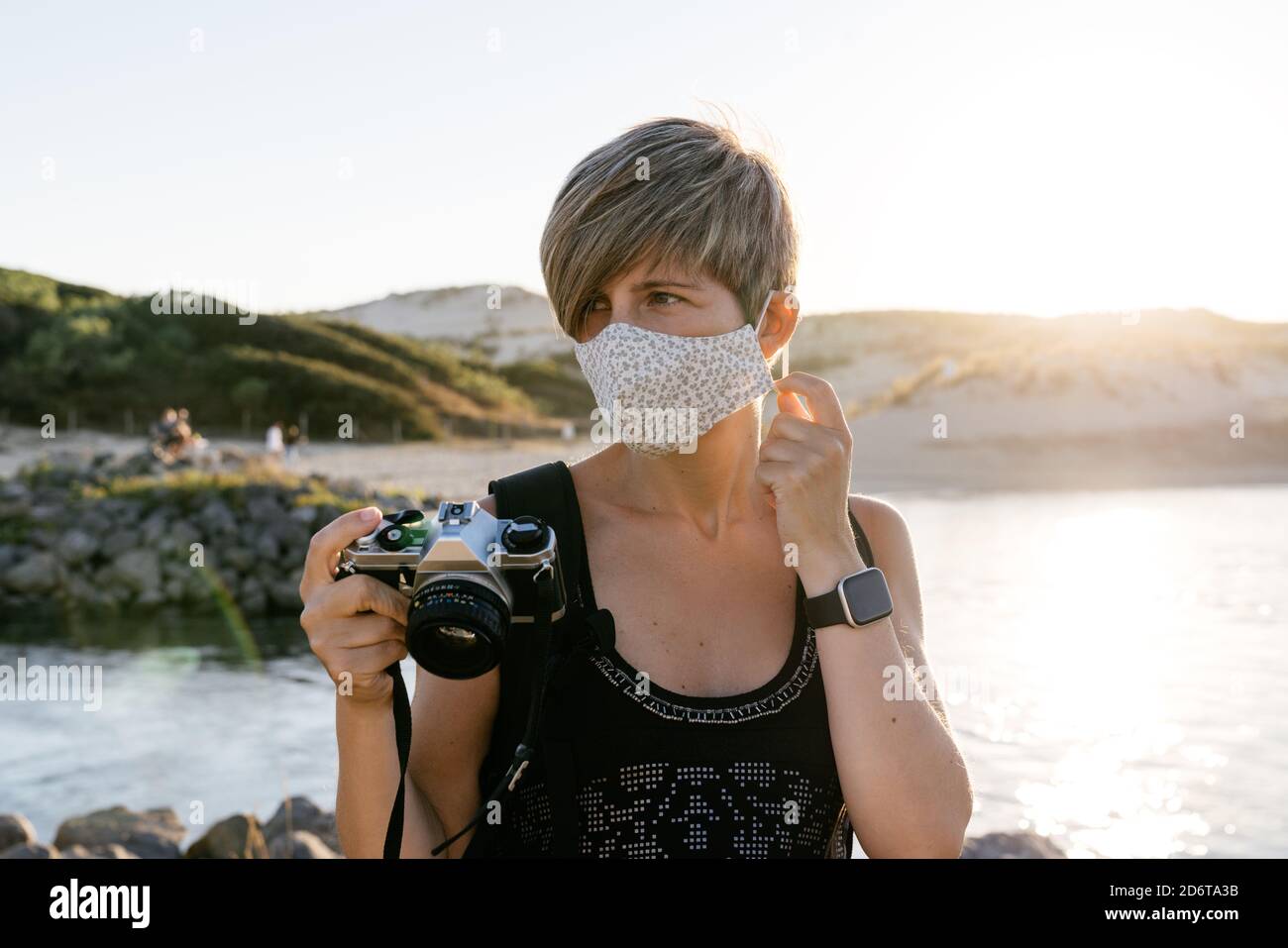 Woman taking clothes off hi-res stock photography and images - Alamy