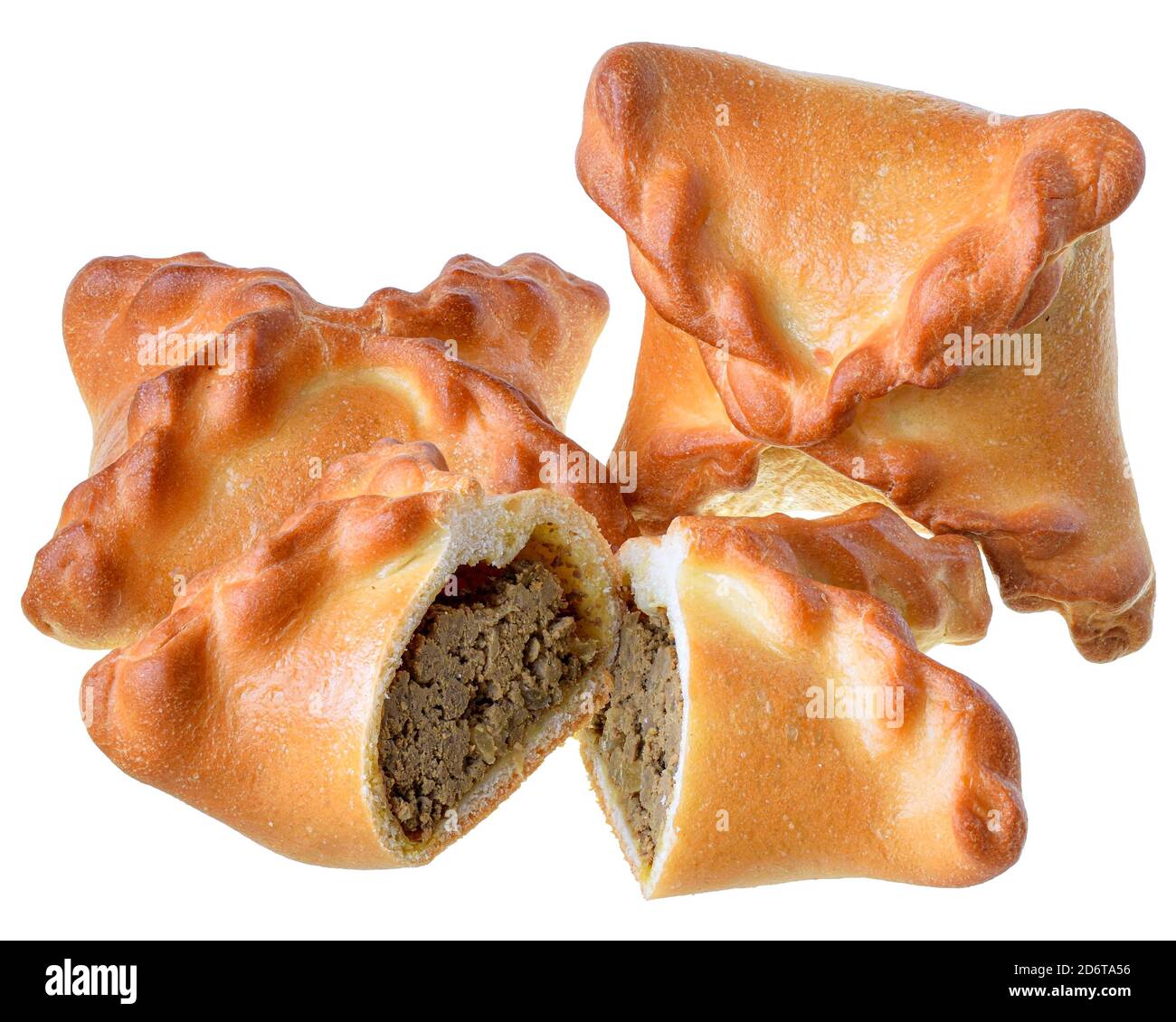 Pies stuffed with liver isolated on a white background Stock Photo - Alamy