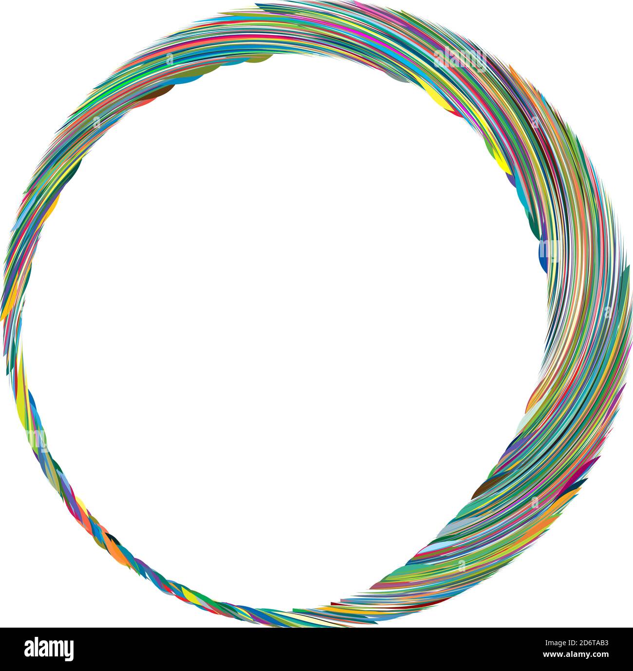 Circular Spiral, swirl, twirl design element. Concentric, radial and ...