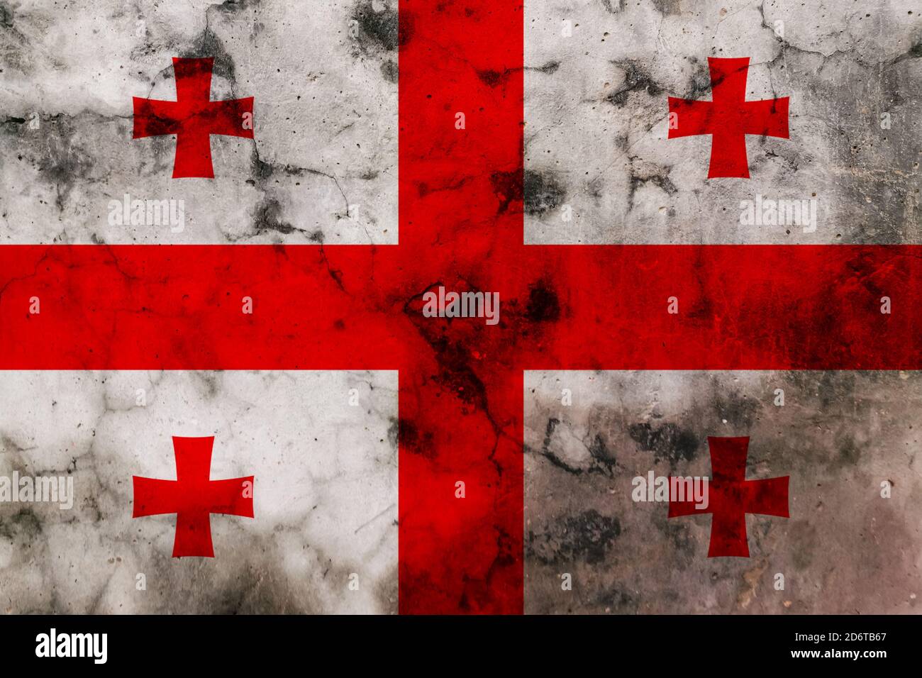 Old Georgia grunge background flag Stock Photo - Alamy