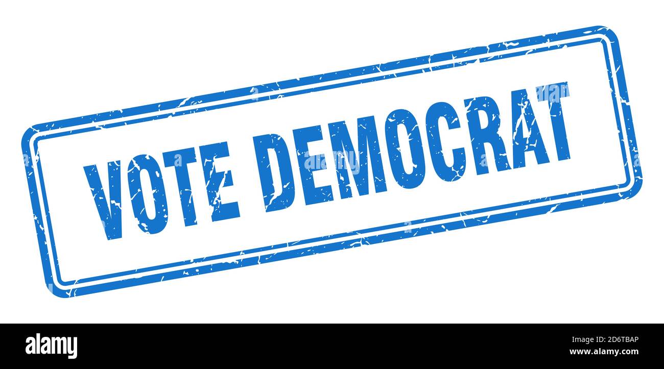 Democrat stamp label square hi-res stock photography and images - Alamy