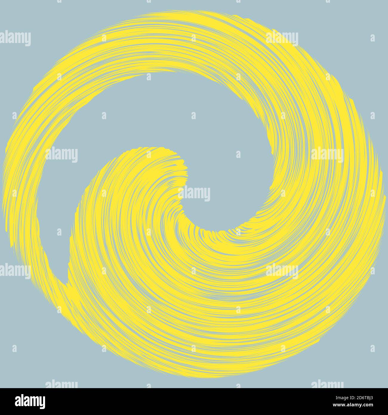 Circular Spiral, swirl, twirl design element. Concentric, radial and ...