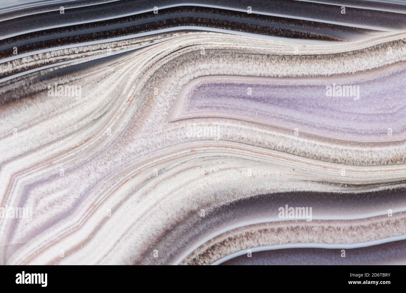 Macro photograph of the banding patterns in an agate Stock Photo - Alamy