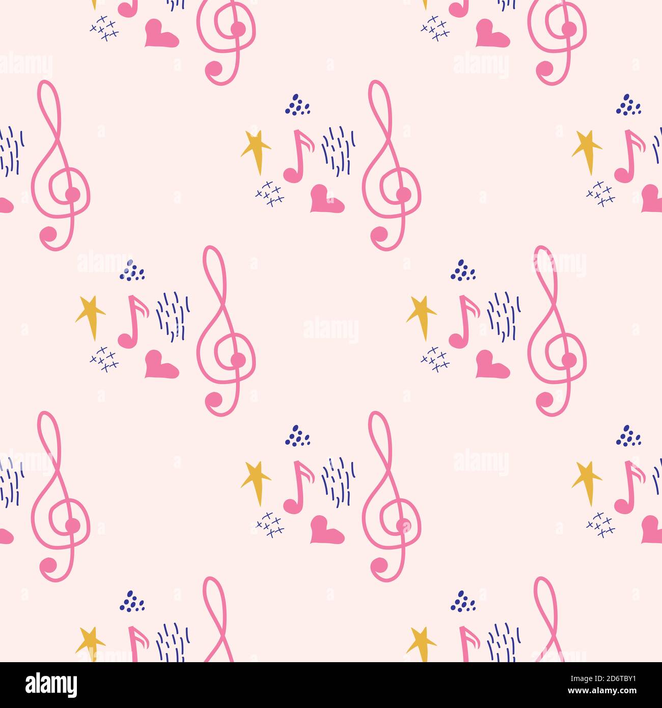 Music Note Heart Purple