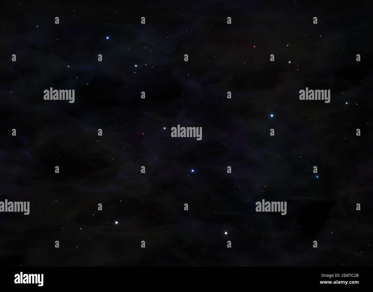 Night black sky with stars and nebula, 3d render Stock Photo - Alamy