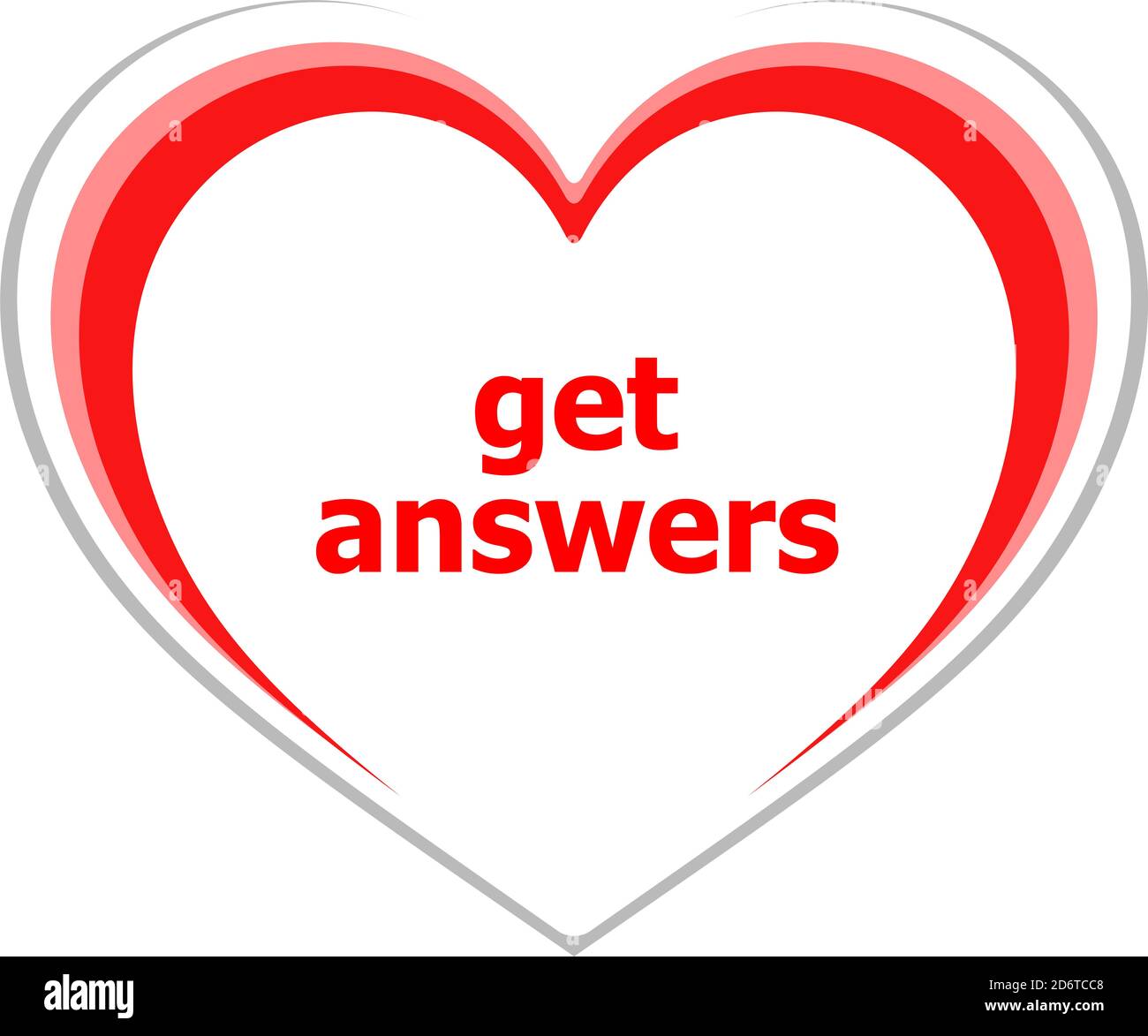Text Get answers. Education concept Stock Photo - Alamy