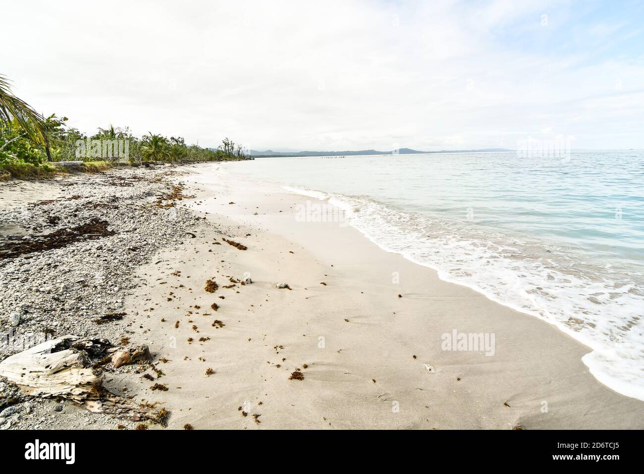 tropical beach and sea, in costa rica central america Stock Photo - Alamy