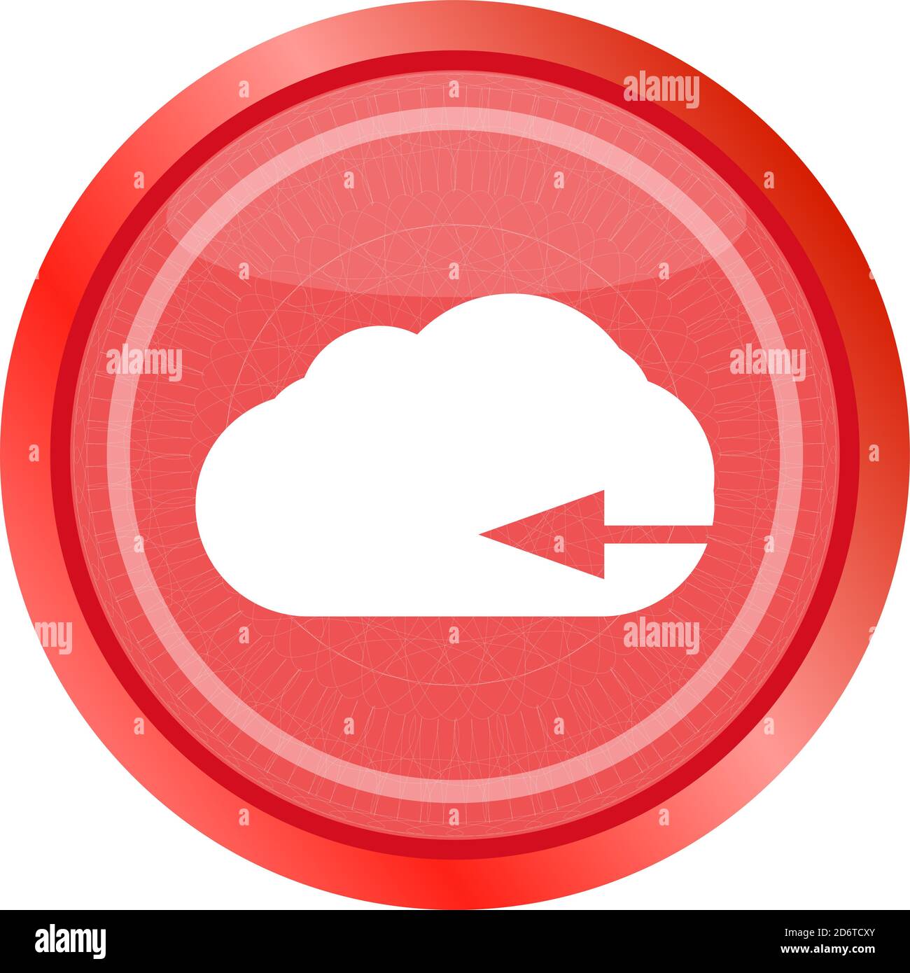 Upload from cloud icon. Upload button. Load symbol Stock Photo - Alamy