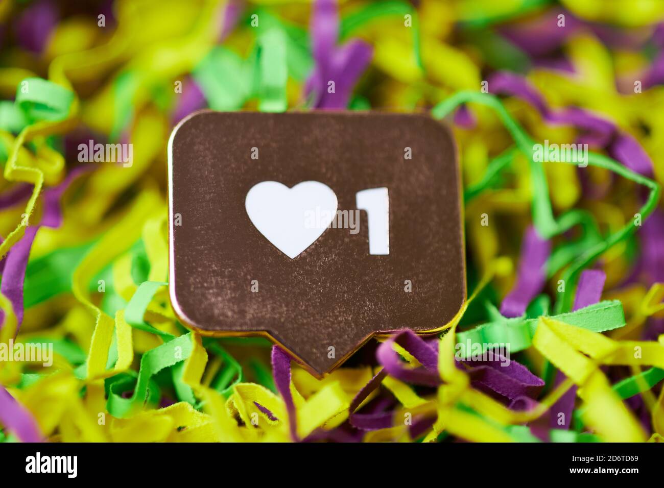 Like heart symbol. Like sign button, symbol with heart and one digit ...