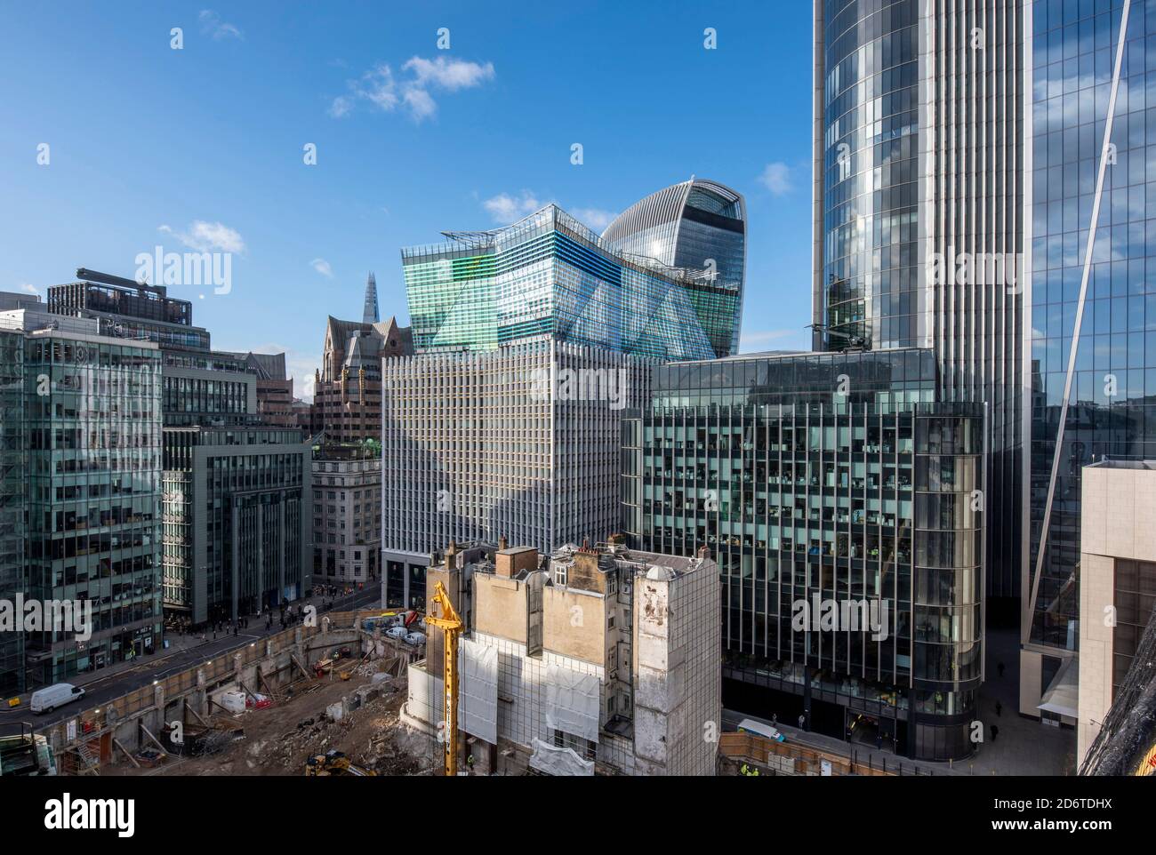 Blue fin building office hi-res stock photography and images - Alamy