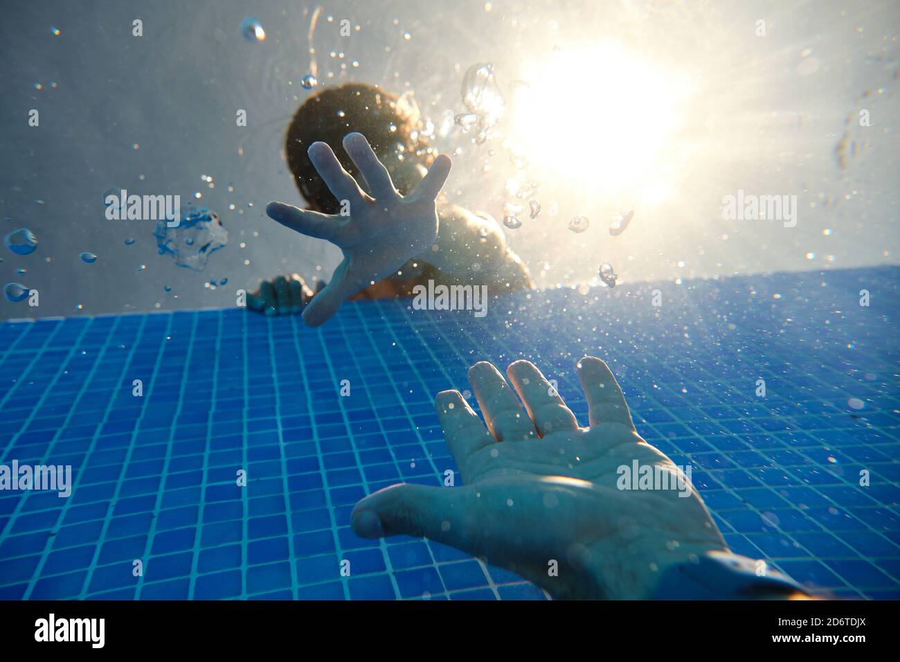 Hand Reaching Underwater High Resolution Stock Photography and Images ...