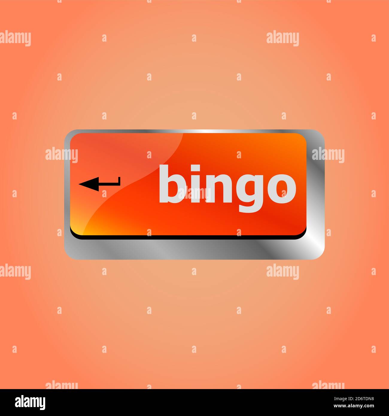 bingo enter button on computer keyboard keys Stock Photo - Alamy