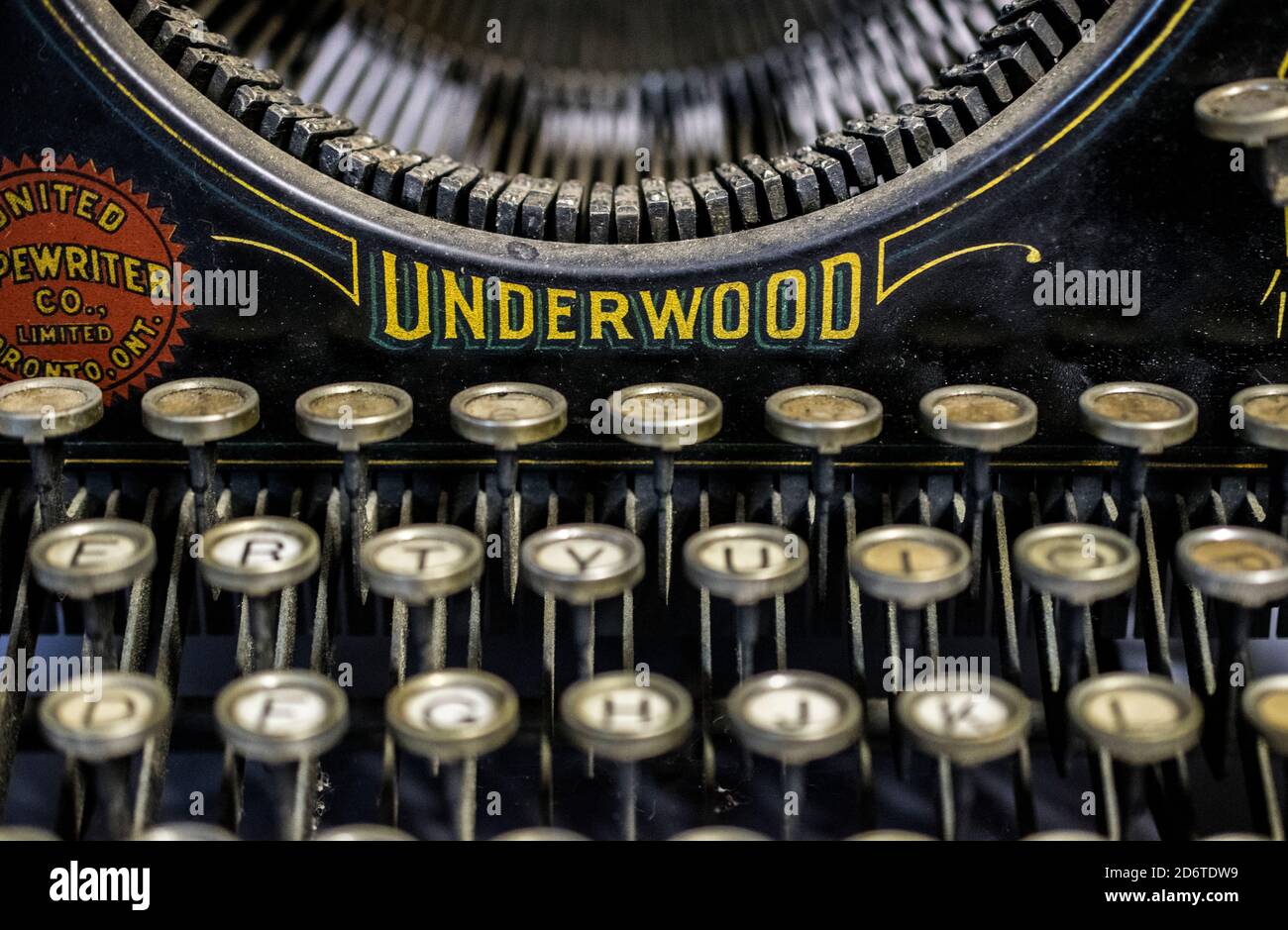Underwood typewriter hi-res stock photography and images - Alamy