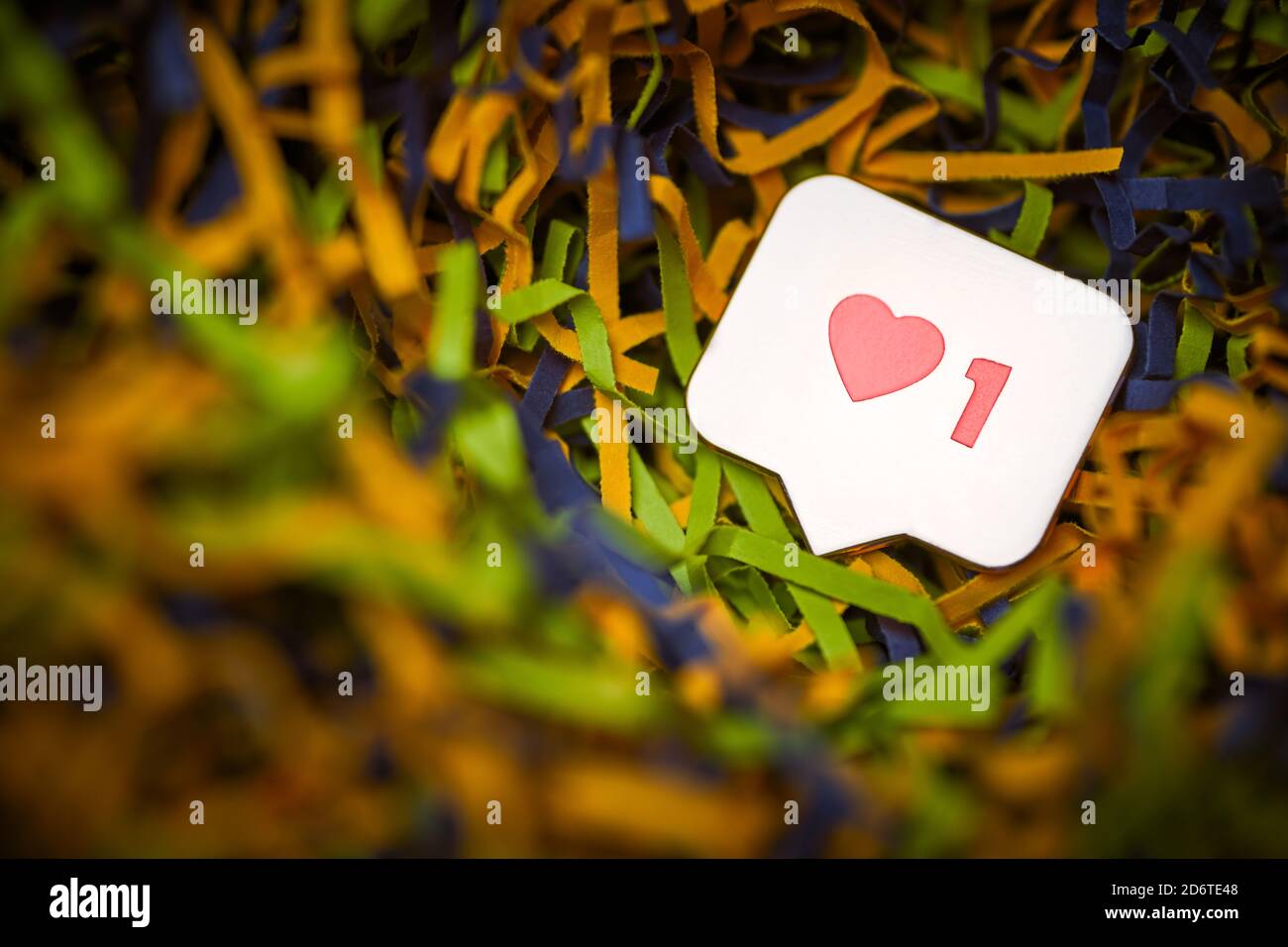 Like heart symbol. Like sign button, symbol with heart and one digit ...