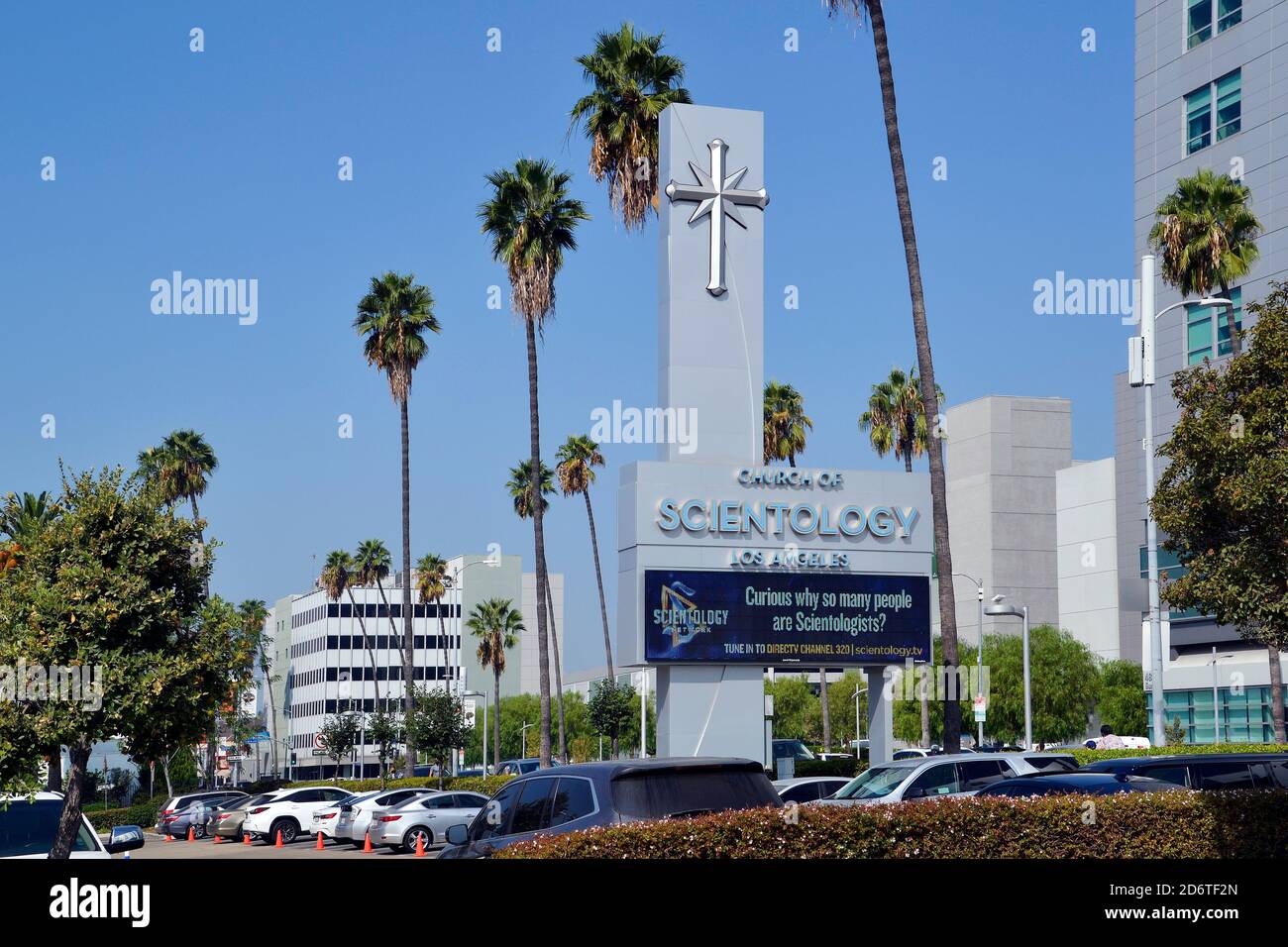 Los Angeles, CA, USA - September 21, 2020: Church of Scientology, a ...