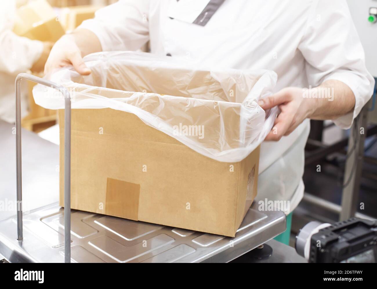 Weighing packed products in food hi-res stock photography and images ...