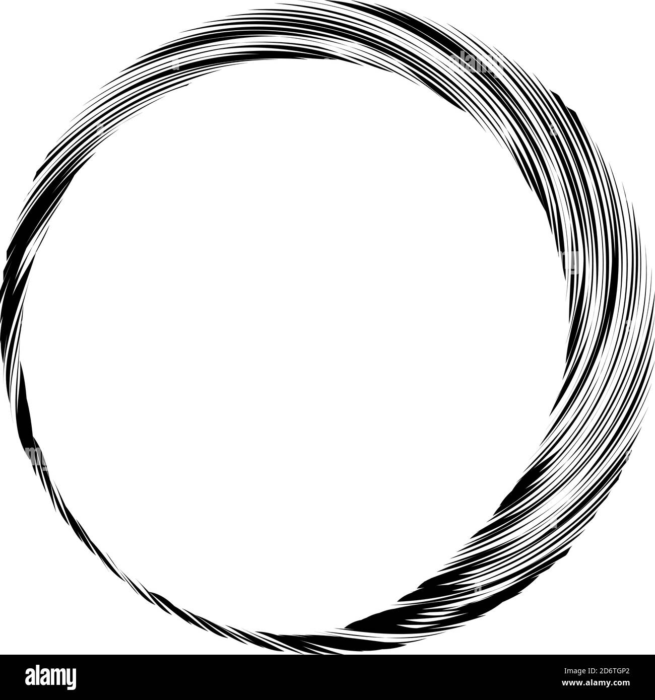 Circular Spiral, swirl, twirl design element. Concentric, radial and ...