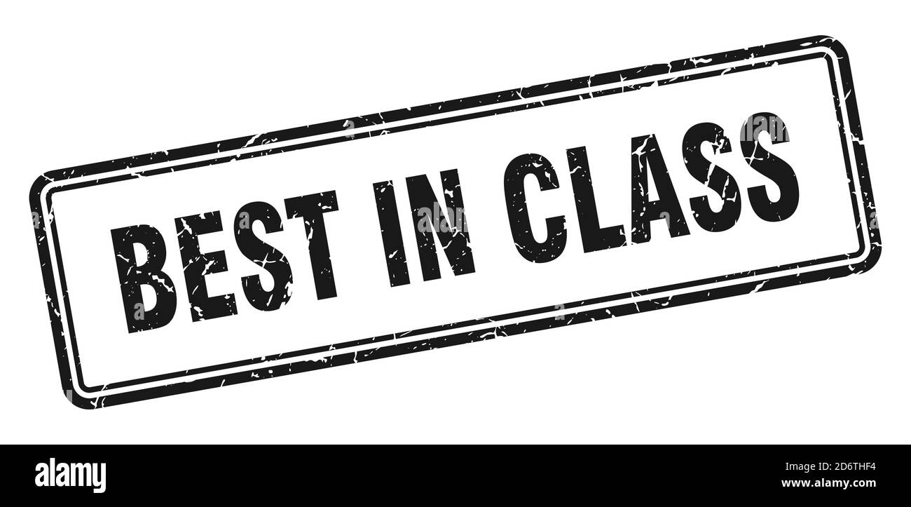 best in class stamp. square grunge sign isolated on white background ...