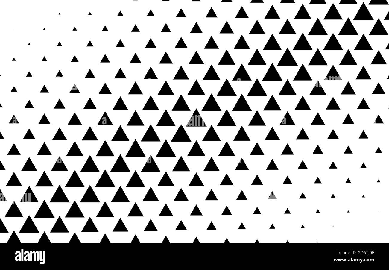 Triangles halftone vector illustration. Triangle geometric background texture and pattern Stock ...