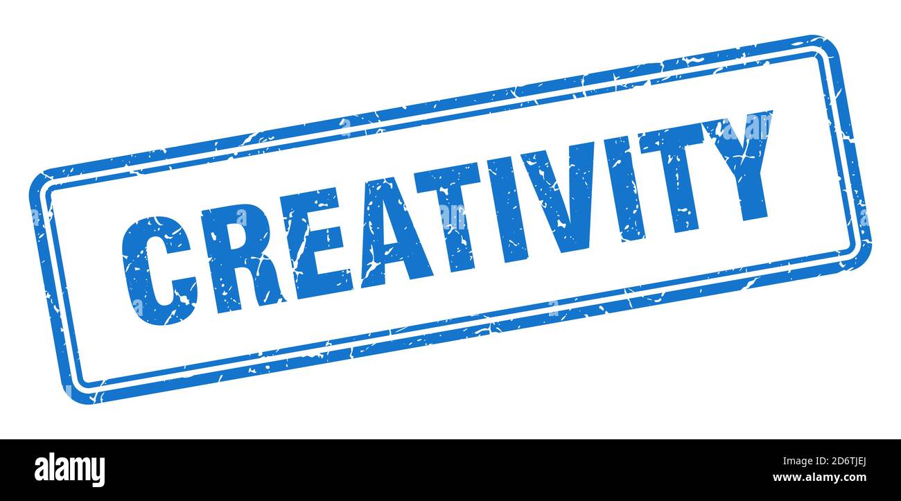 creativity stamp. square grunge sign isolated on white background Stock Vector Image & Art - Alamy