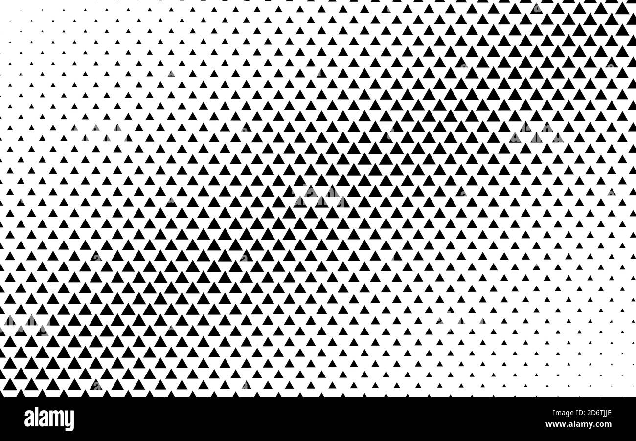 Triangles halftone vector illustration. Triangle geometric background ...